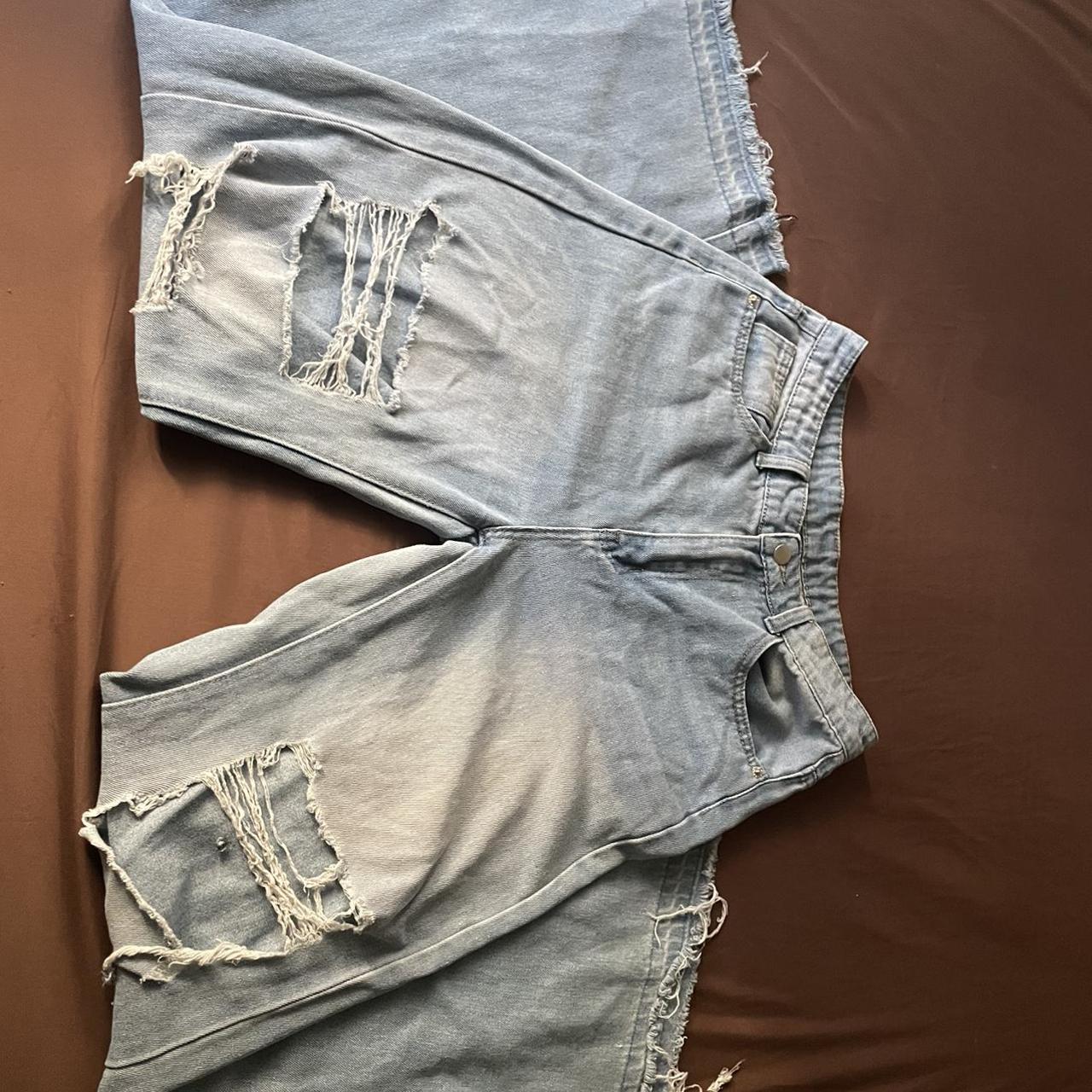 ️Shein denim jeans Shein size: Medium Baggy/loose... - Depop