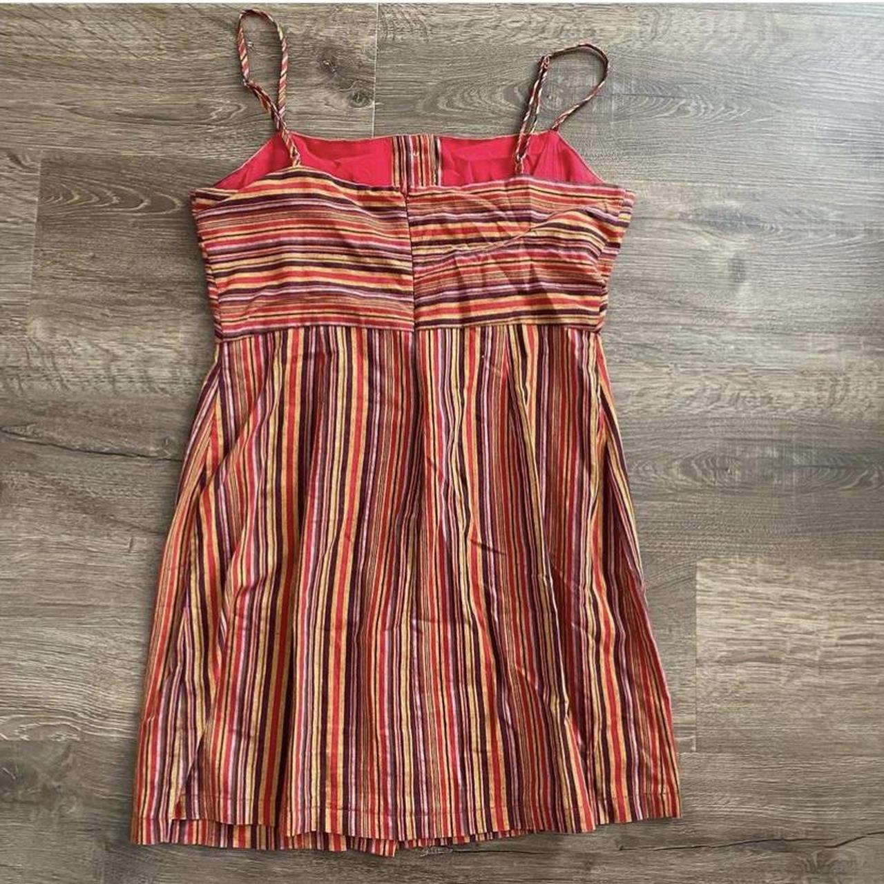 :: lush summer dress :: 🫶🏾🌷 - multicolored, stripped... - Depop