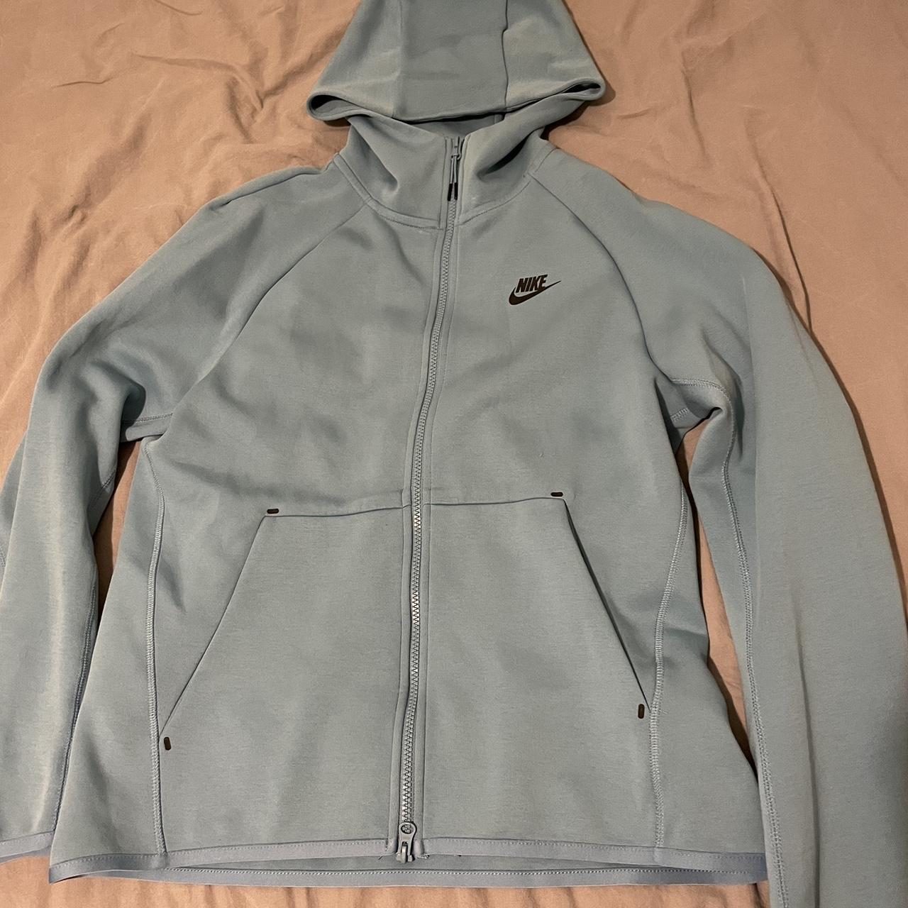 baby blue tech fleece old season excellent condition... - Depop
