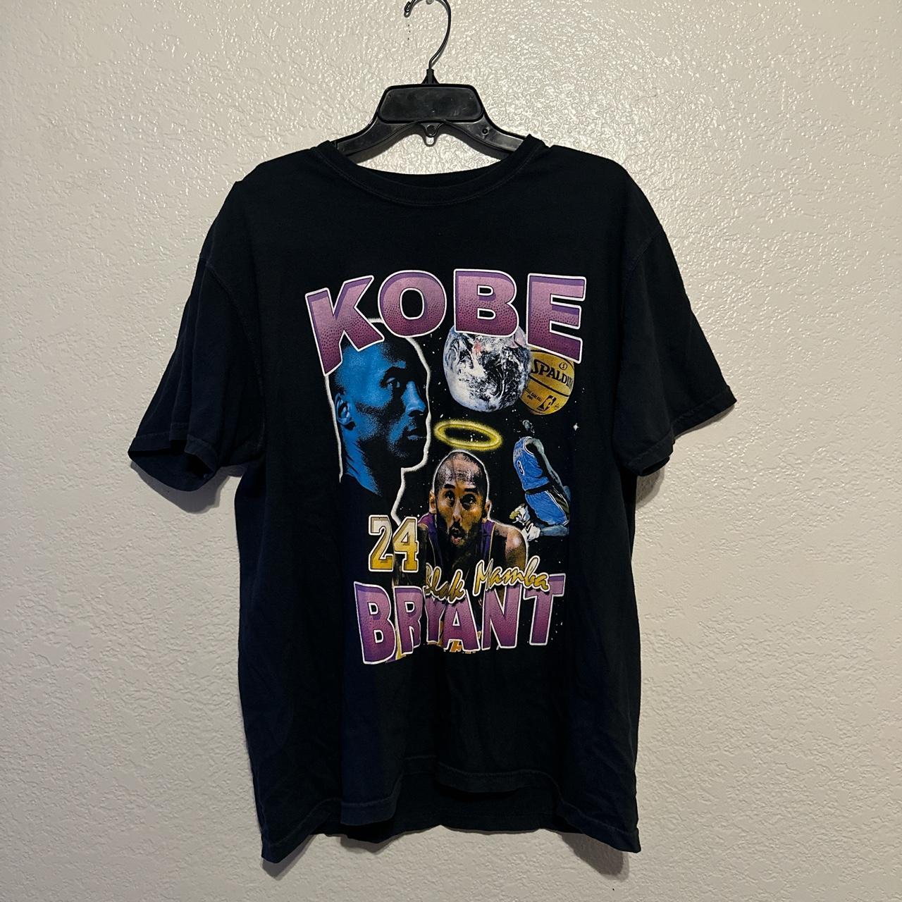 Kobe Bryant Graphic Tee Size L Condition 7/10 - Depop