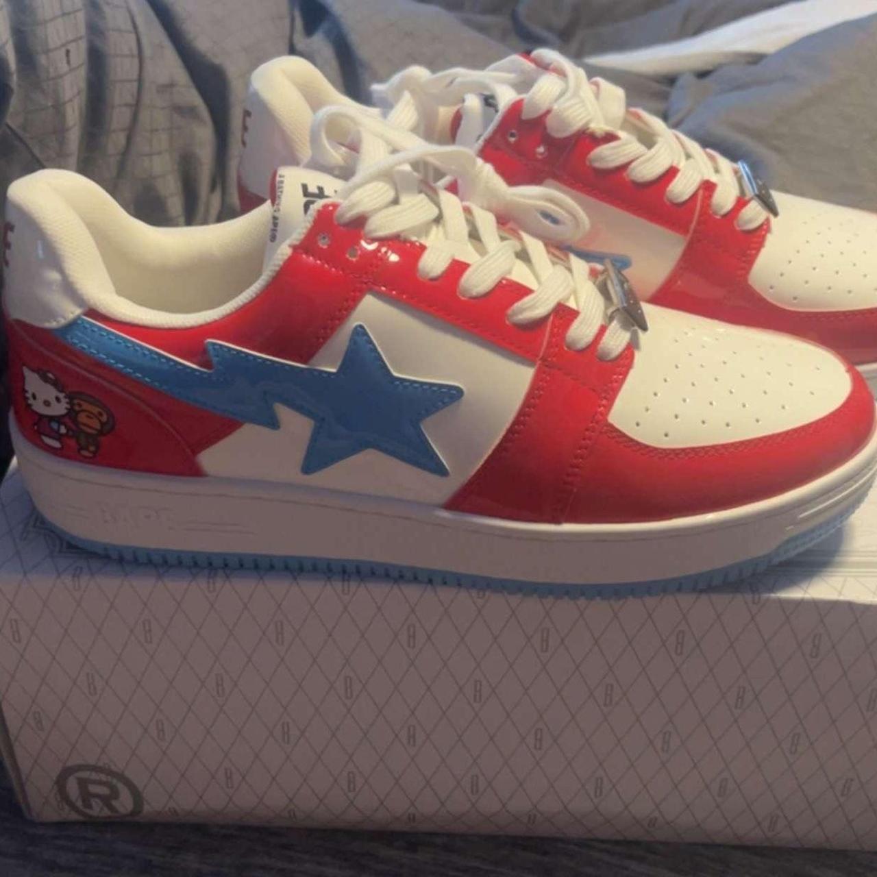 Hello kitty bapestas Slightly used only a tiny bit... - Depop