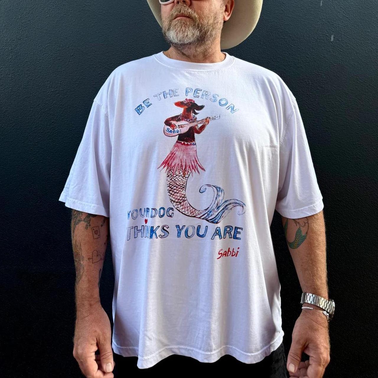 SABBI MERV OVERSIZED VINTAGE TEE WHITE XS Worn and... | Depop