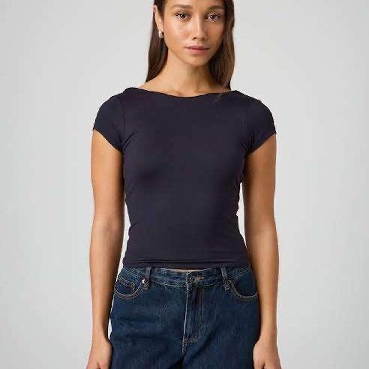 glassons black backless top size small great... | Depop