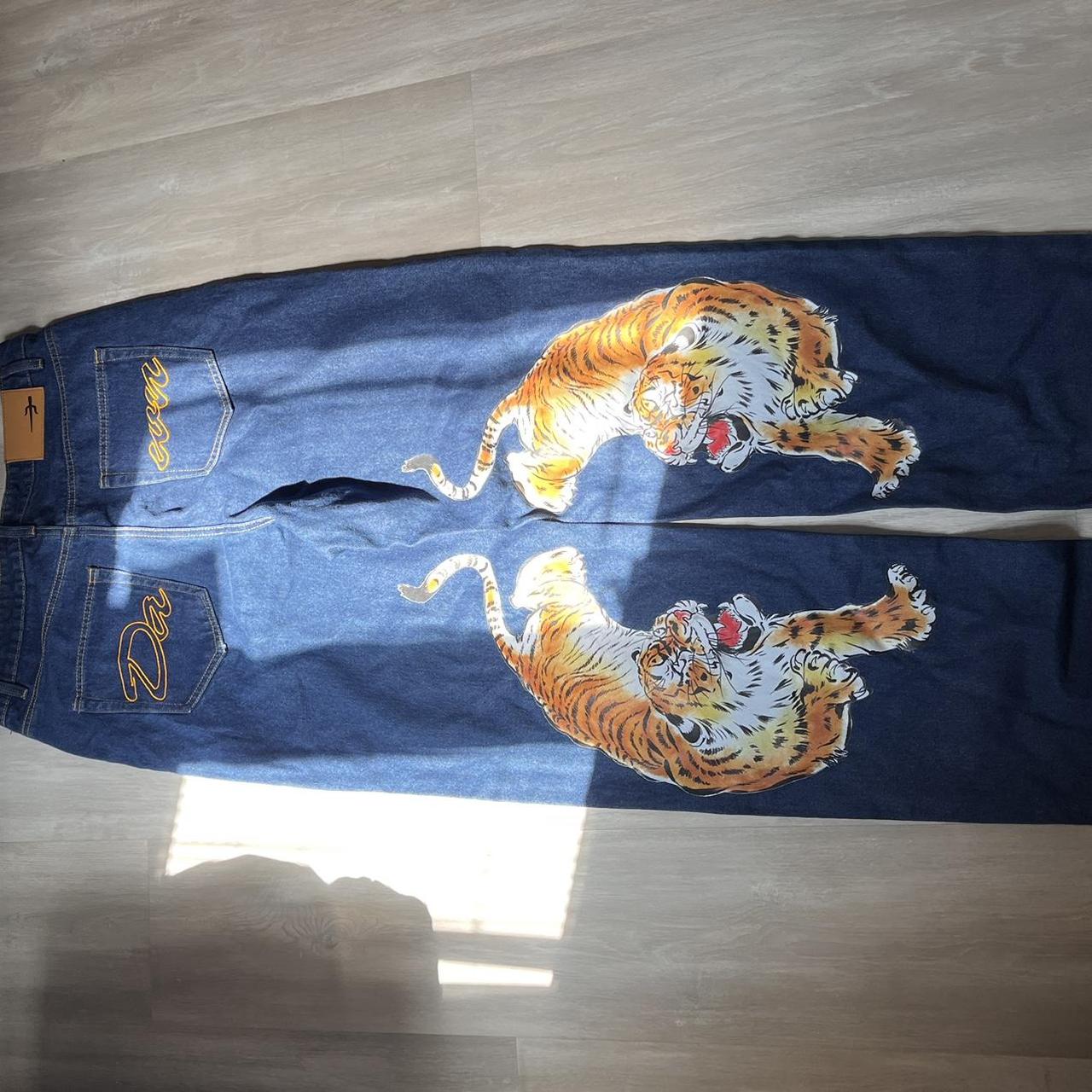 Dawn Tiger pants Condition is 10/10 Used once... - Depop