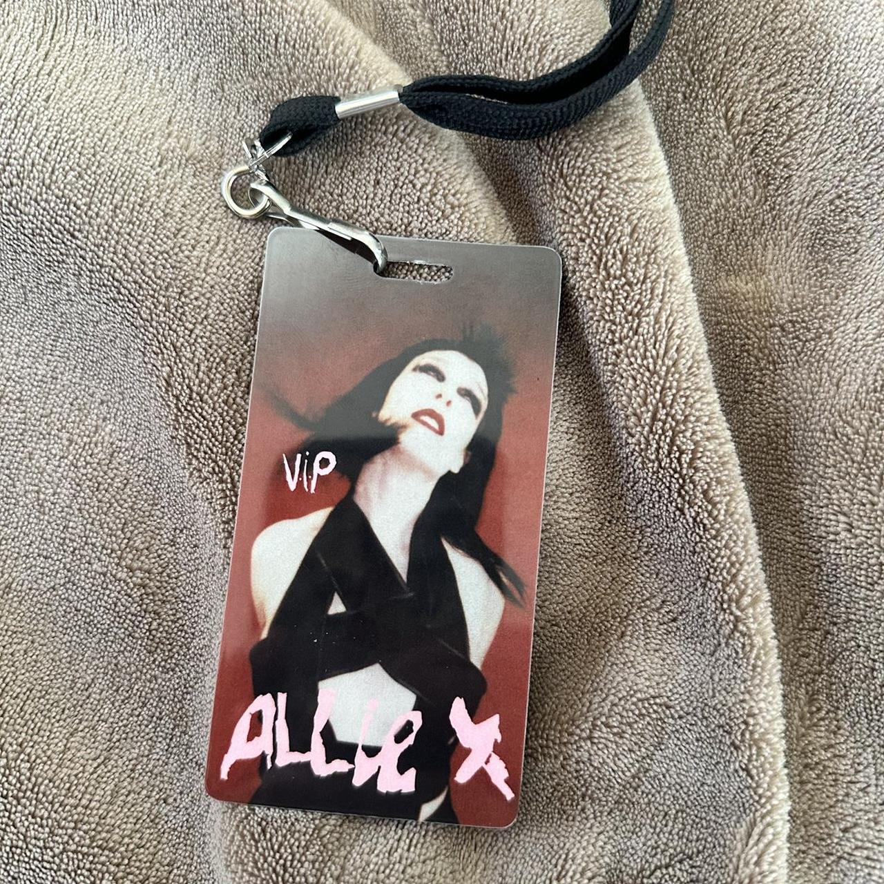 ALLIE X GIRL WITH NO FACE TOUR VIP PASS -no flaws/... - Depop