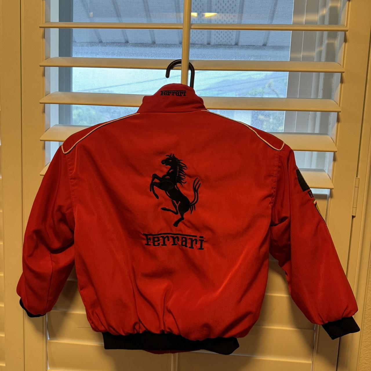 Children's F1 Team Racing Ferrari Jacket Red... - Depop
