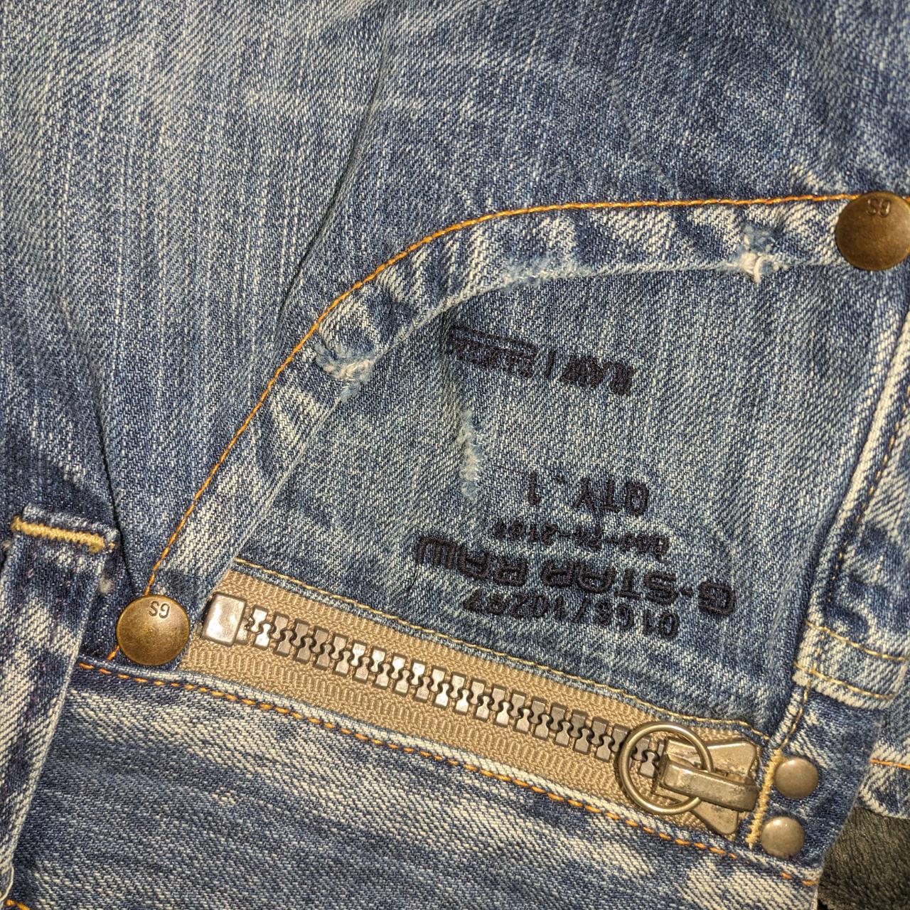 G Star RAW embroidered vintage jeans w34 l32 Good... - Depop