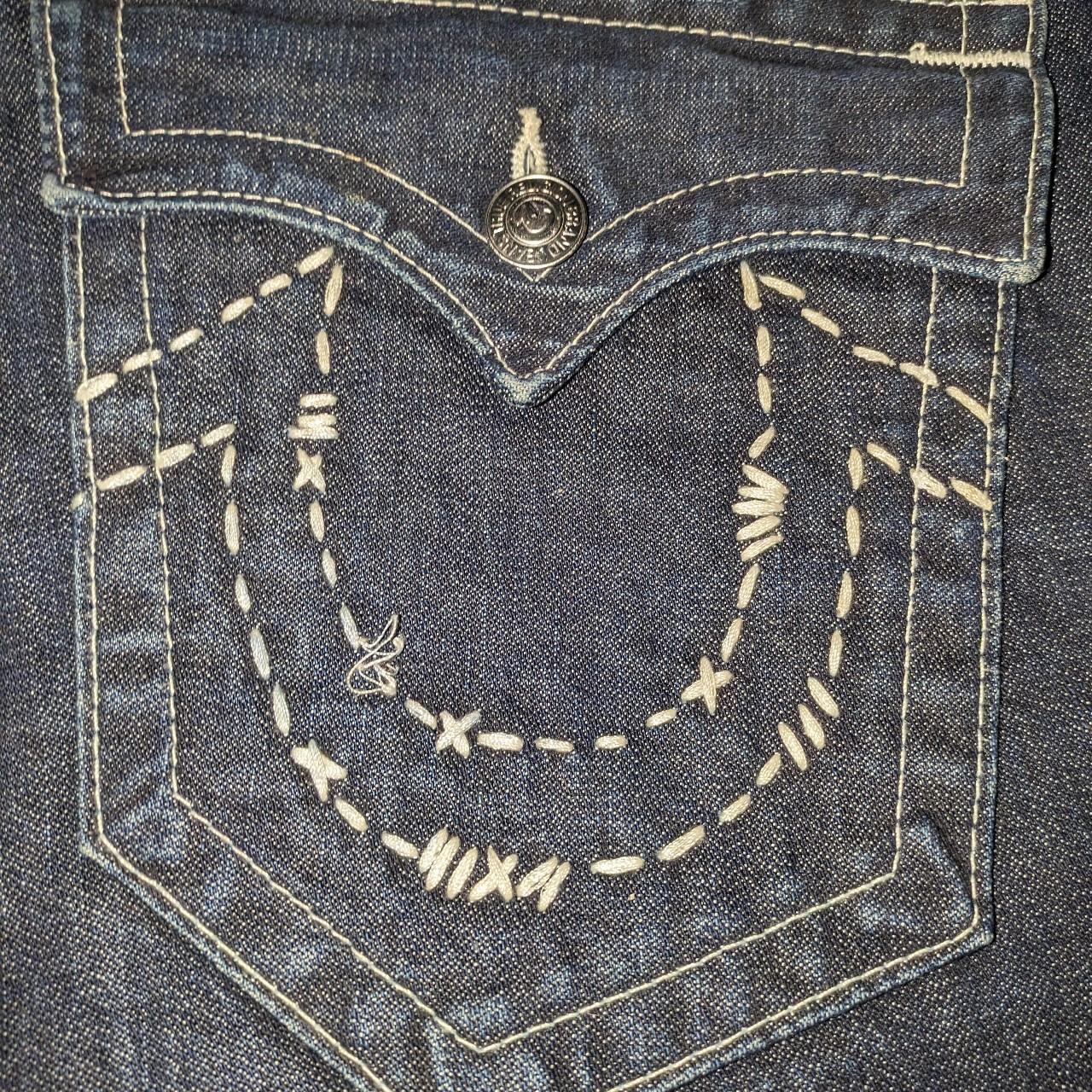 Vintage True religion ricky straight fit jeans.... - Depop