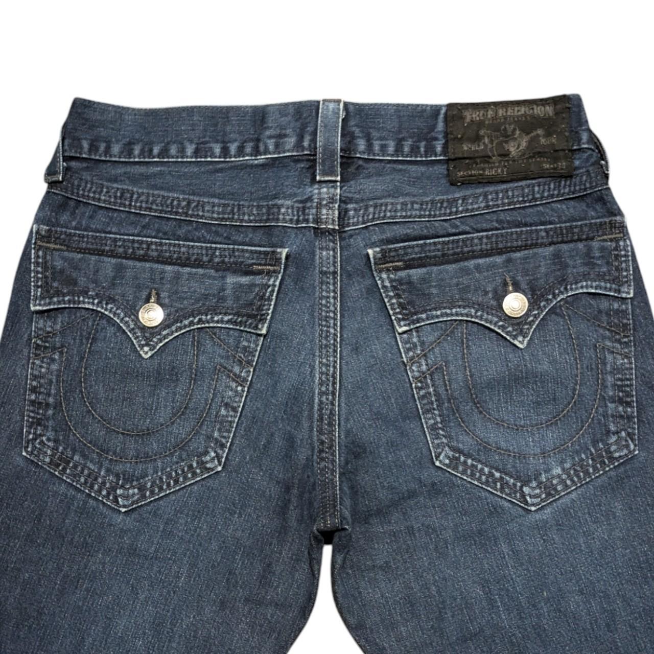 True religion Ricky jeans Mb3 stitch Straight... | Depop