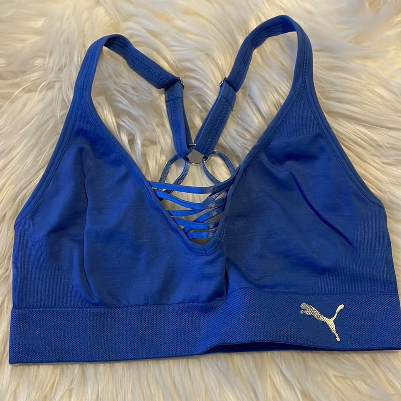 Puma sports bra racerback. No padding - Depop