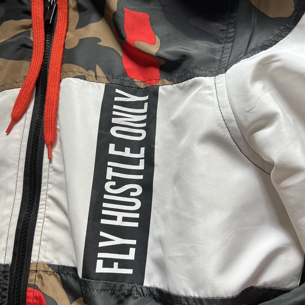 Camo windbreaker jacket with mesh inside - Depop