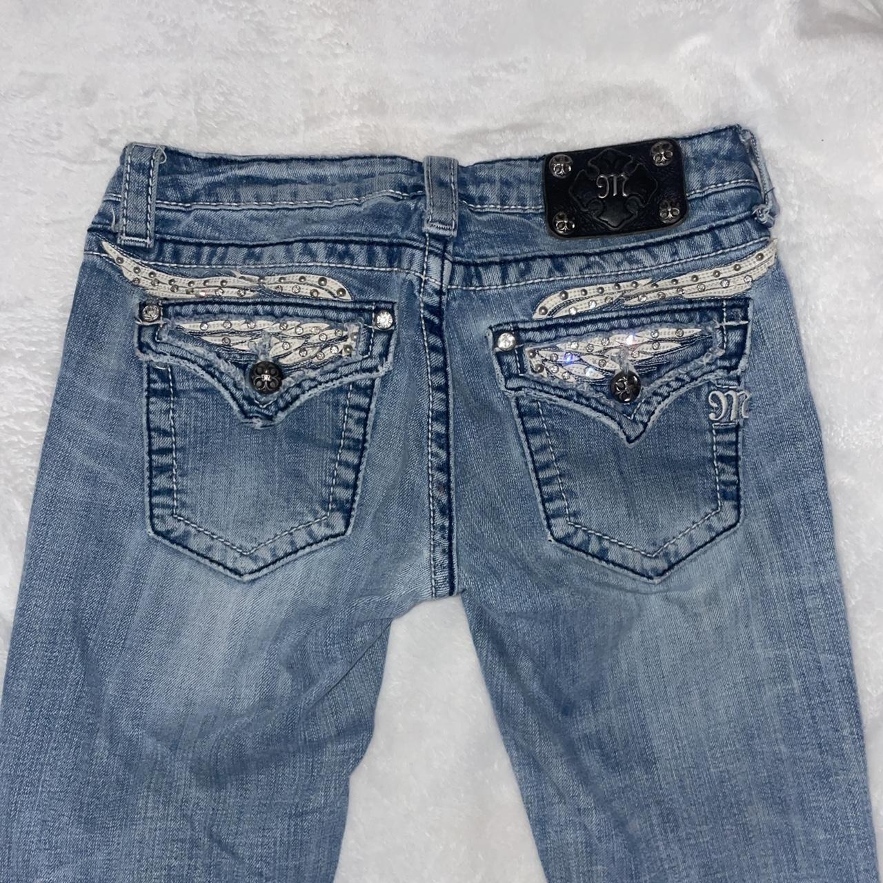 Miss me jean #missme #y2k #mcbling... - Depop