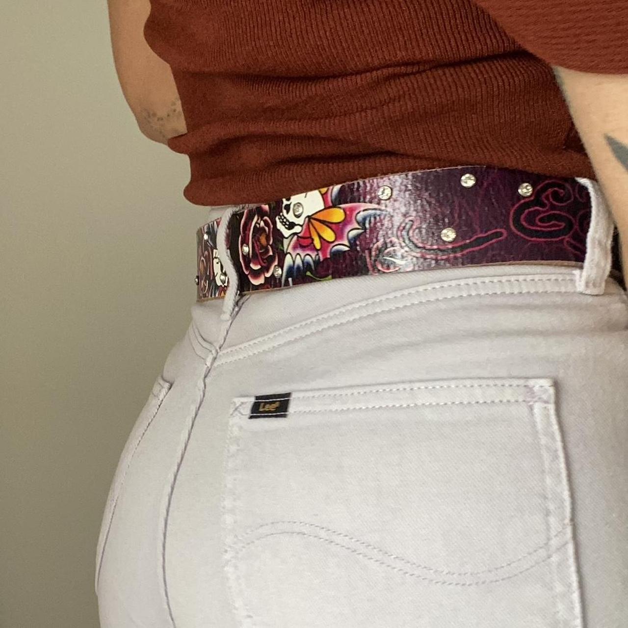 Authentic Ed Hardy belt 💜 Vintage early 2000s... - Depop