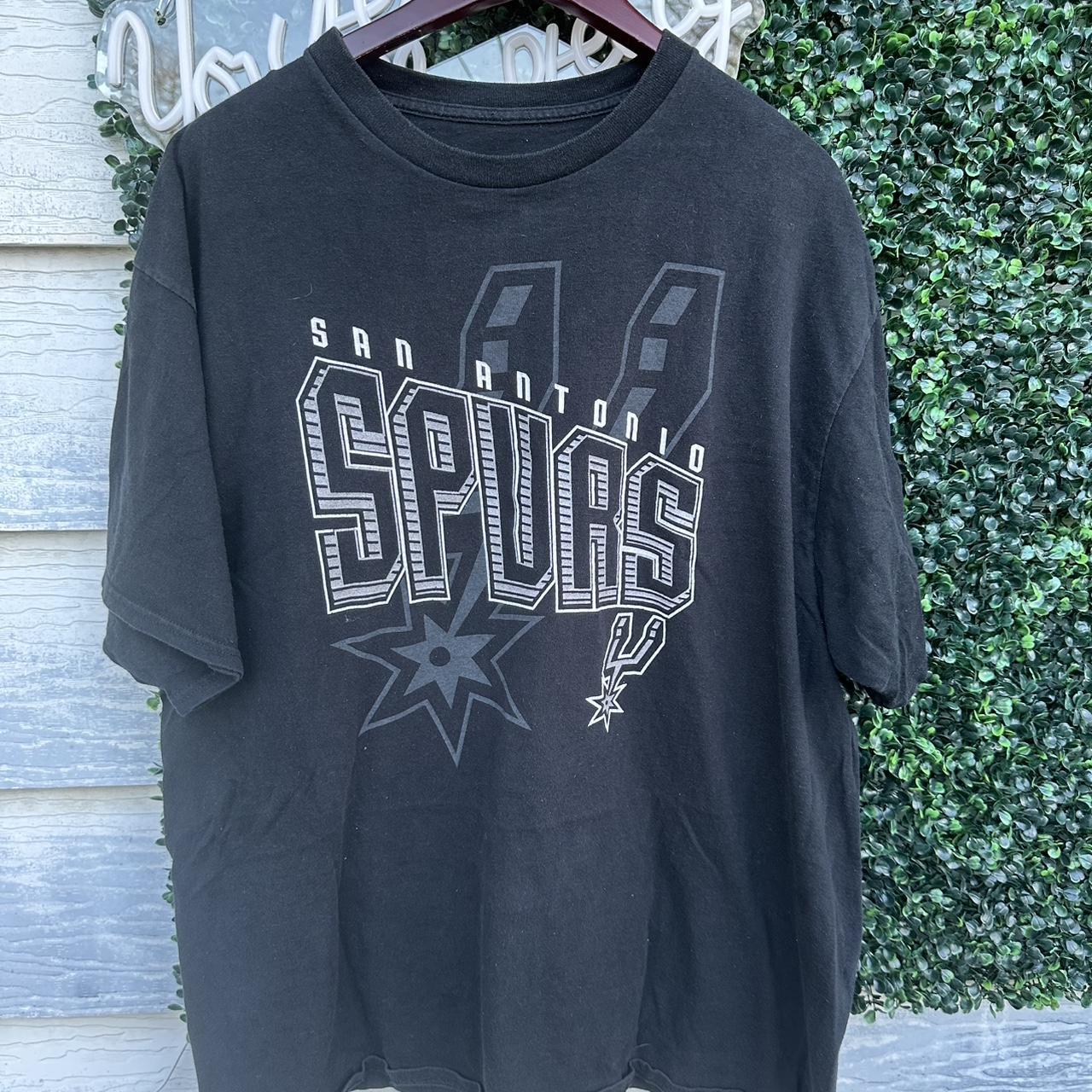 San Antonio Spurs vintage single stitch black... | Depop