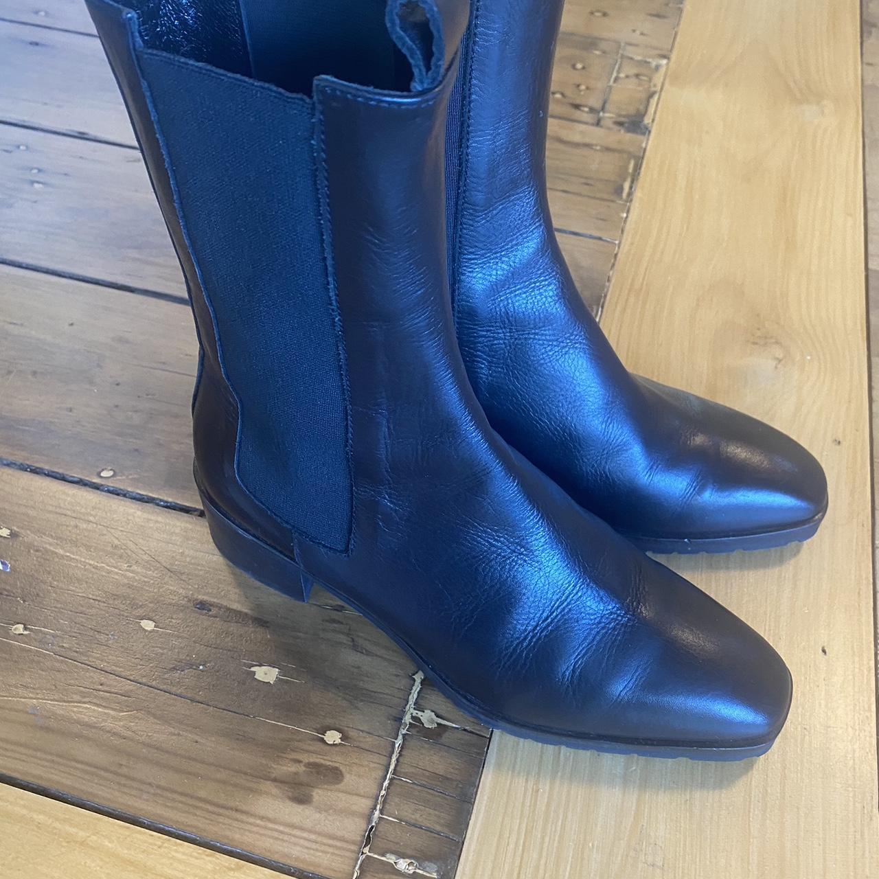Dof Studios Size 38 Black Boots - Depop