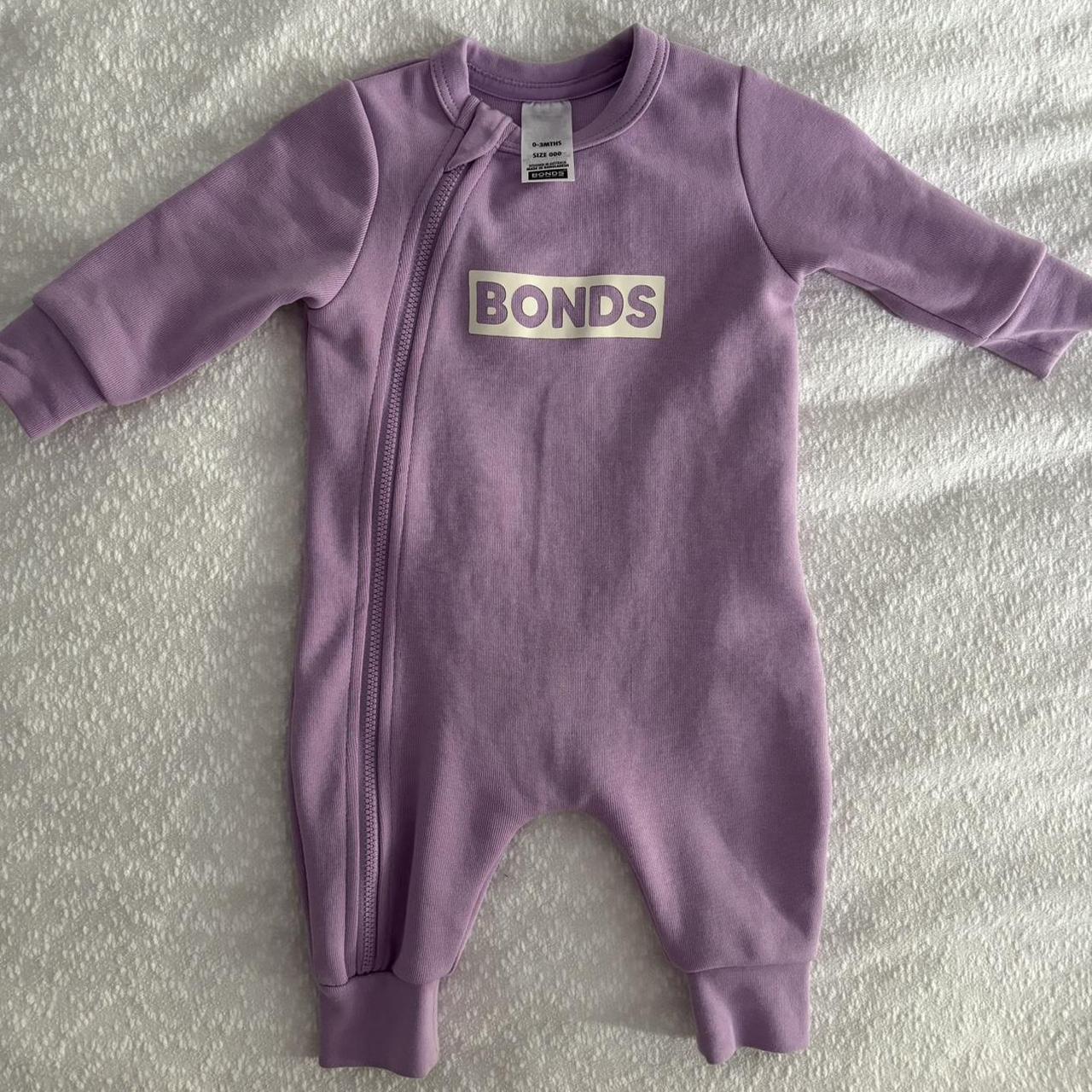 Bonds tracksuit zip onesie, size 000 (generous)... | Depop