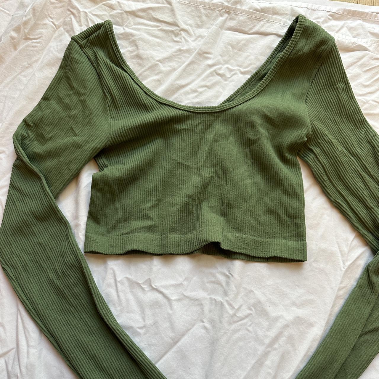 Glassons green tight long sleeve top. Can be worn... - Depop