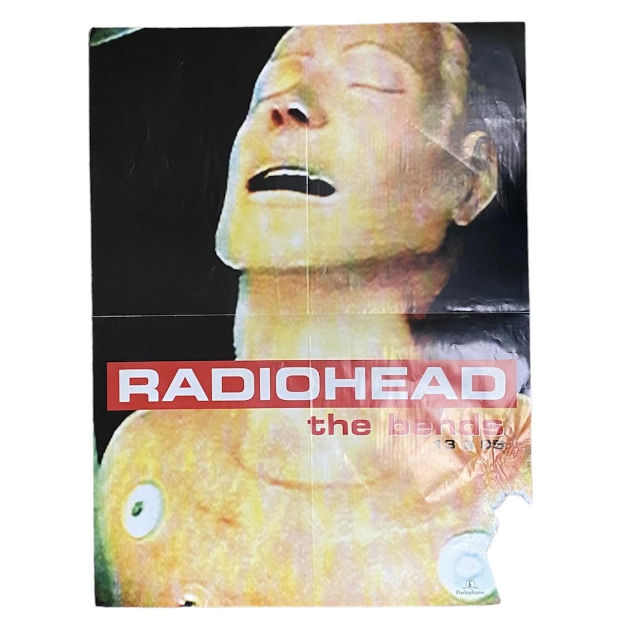 Radiohead “the bends” Promotional Poster from 1995.... - Depop