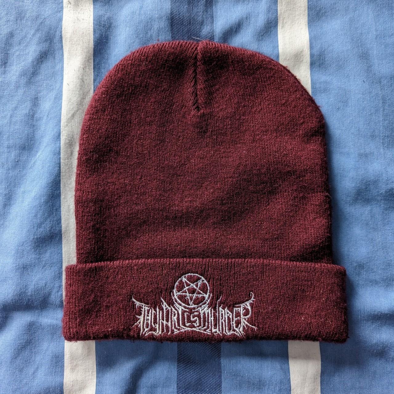 Men's Burgundy Hat | Depop