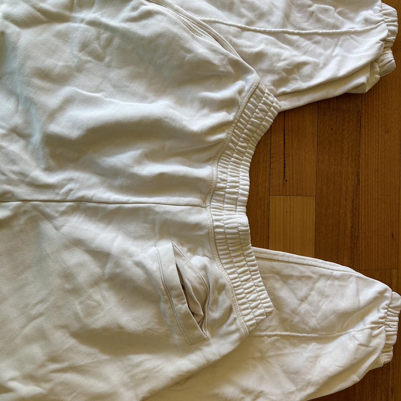 New Balance Cream Trackies Size S (i’m 5.6 and... - Depop