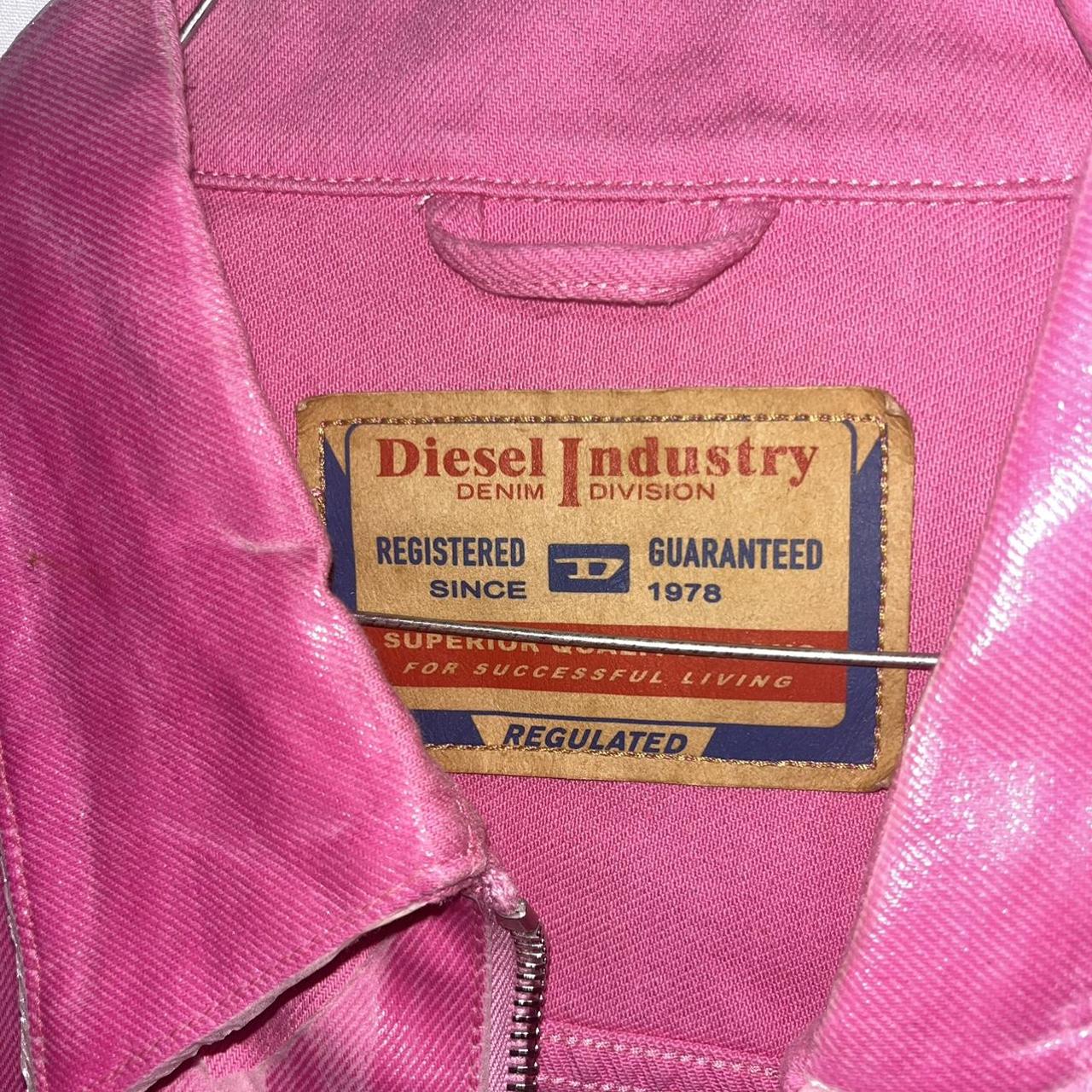 Diesel High Shine rose Jacket #diesel #streetwear... - Depop
