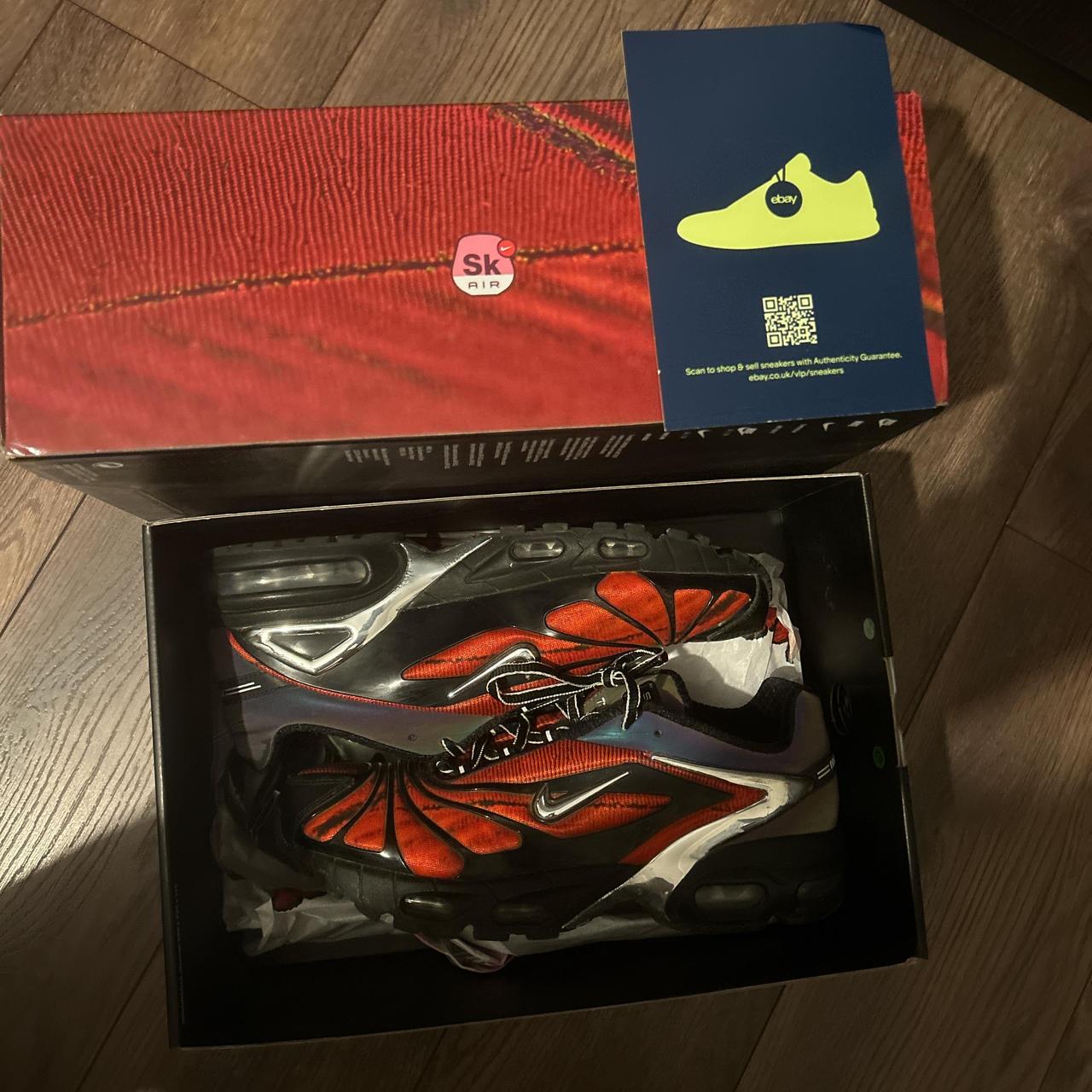 red skepta tailwinds bloody chrome authentic have... | Depop