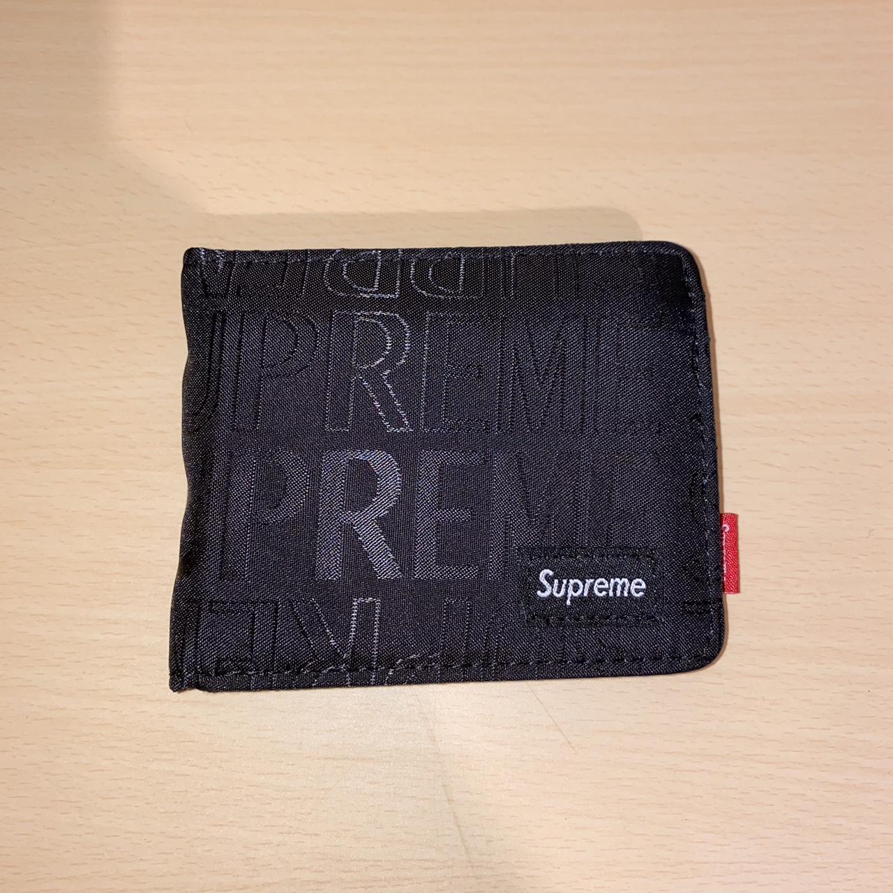 Supreme Black Wallet Only used a few... - Depop