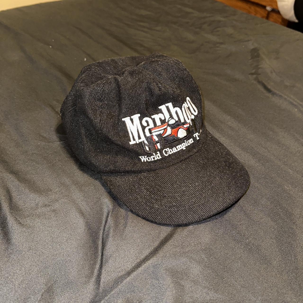Marlboro World Championship Tennis black snapback... - Depop
