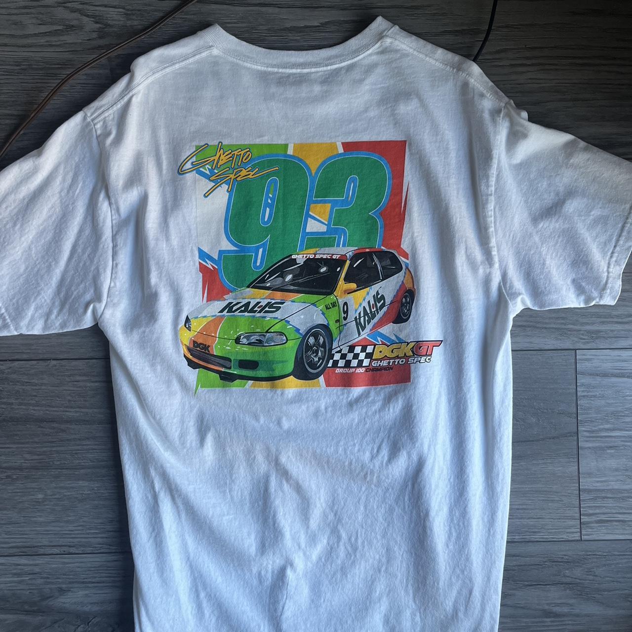 DGK race car tee Size large barely worn - Depop