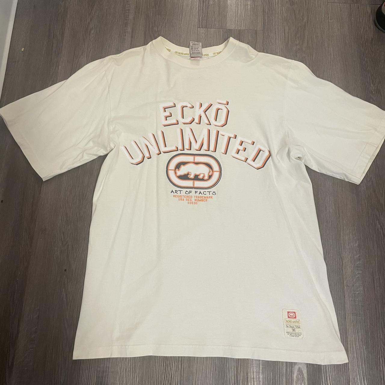 Vintage Ecko Unltd Logo Tee - slight yellowing on... - Depop