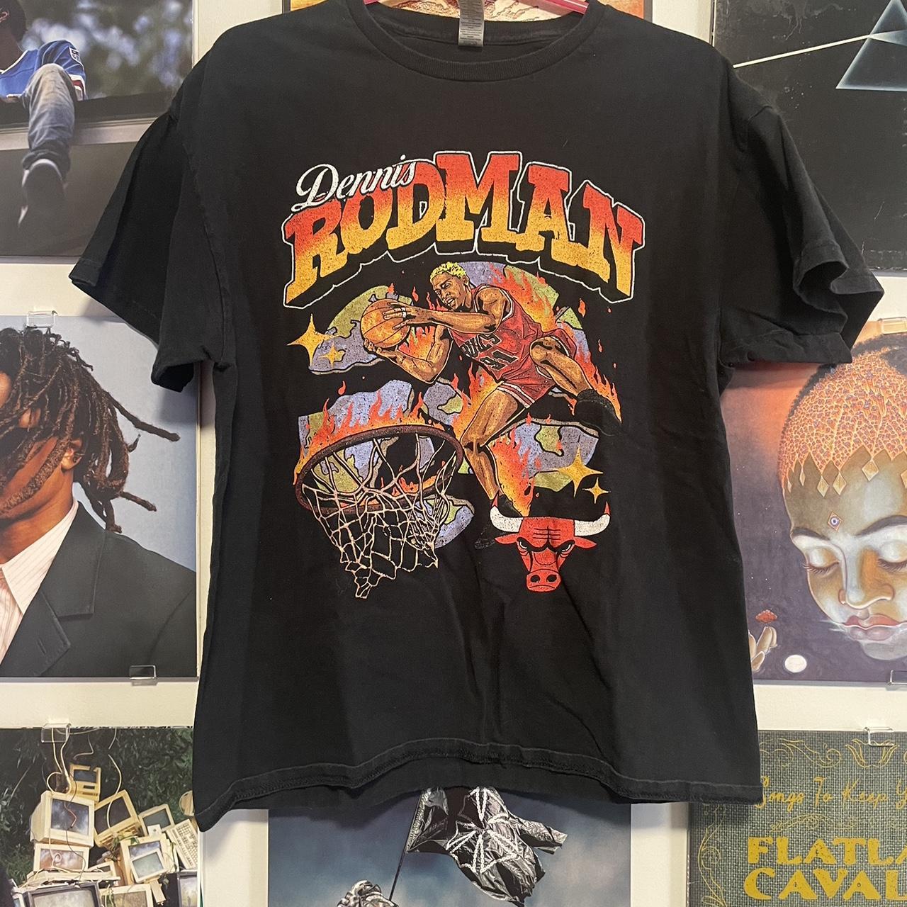 Sick Dennis Rodman Chicago Bulls Graphic... | Depop
