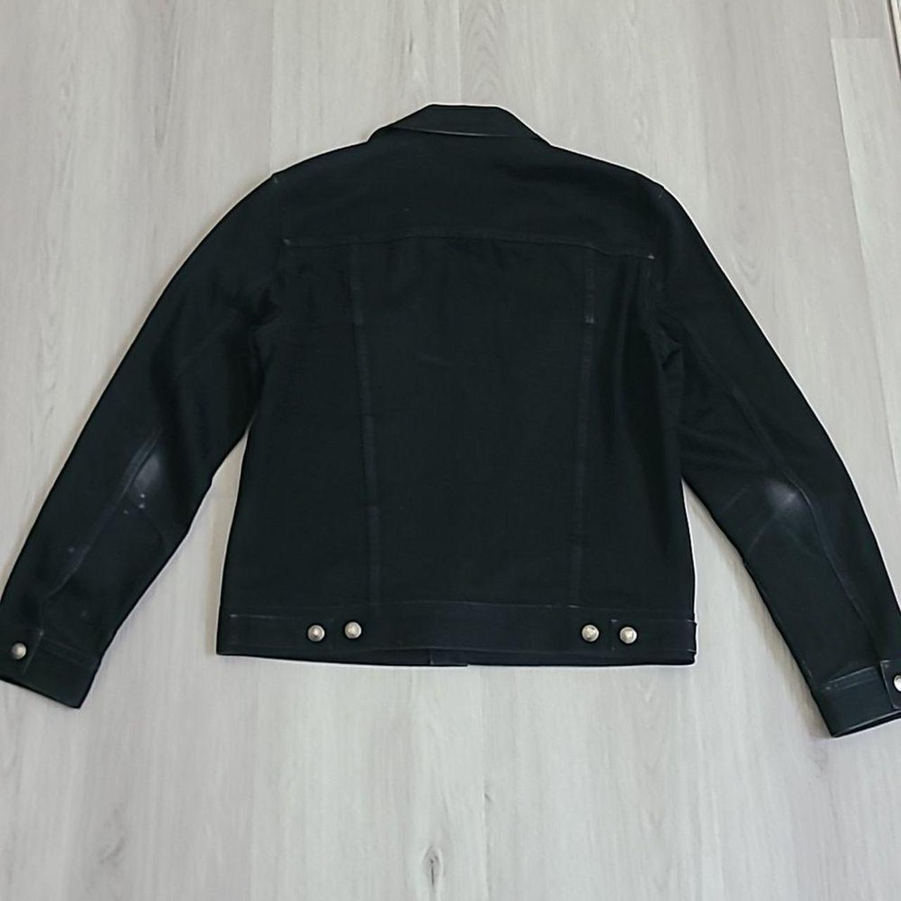 A.P.C. Black Denim Benjamin Jacket medium 100%... | Depop