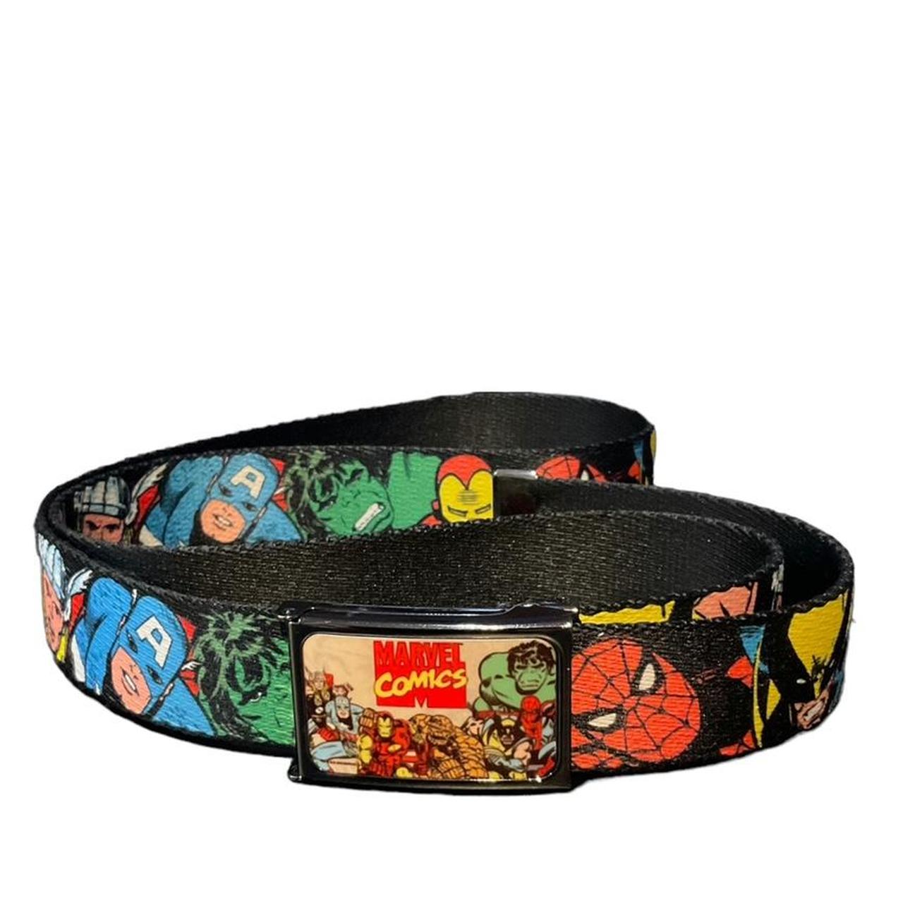 Marvel Comics Avengers belt. Military style clasp... - Depop