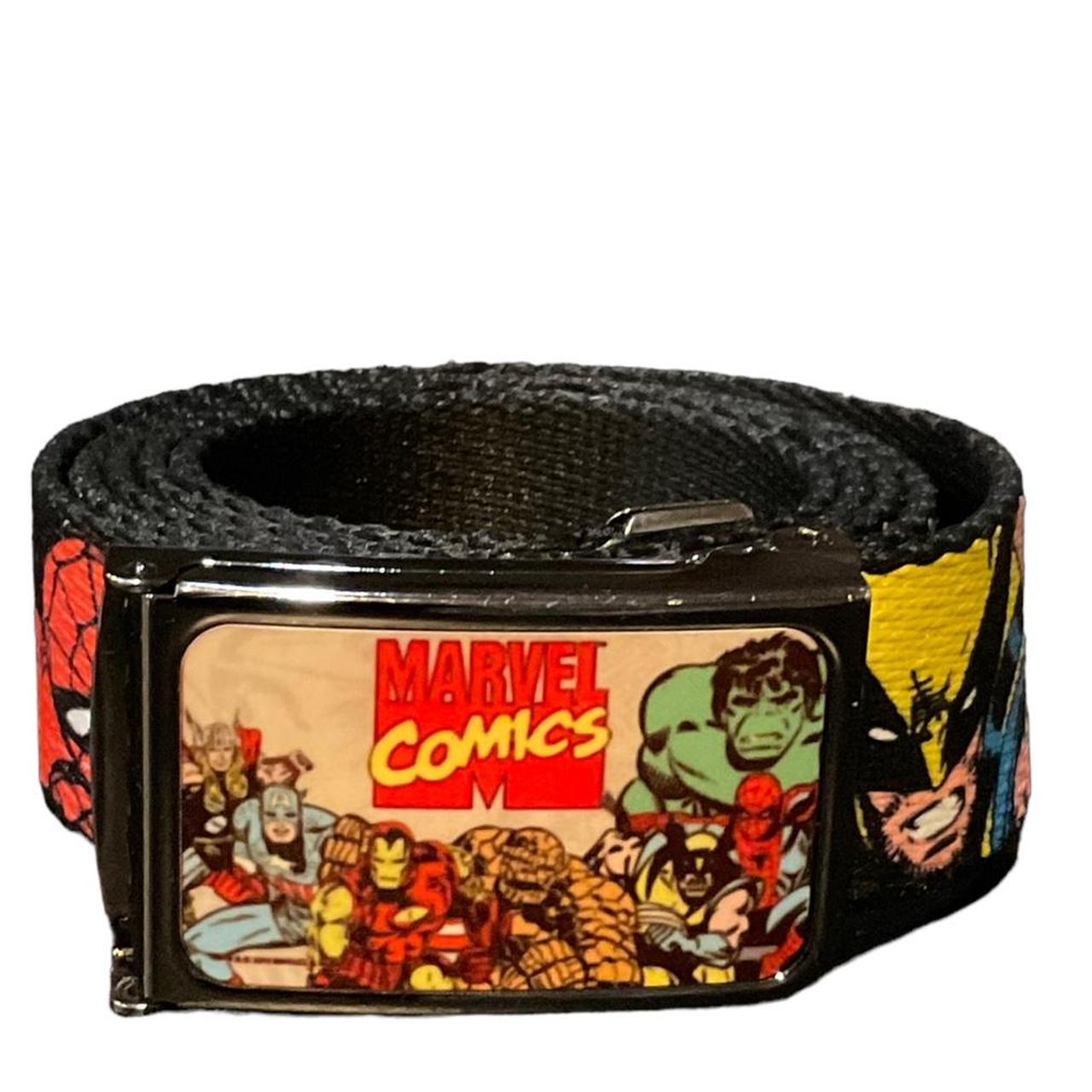 Marvel Comics Avengers belt. Military style clasp... - Depop