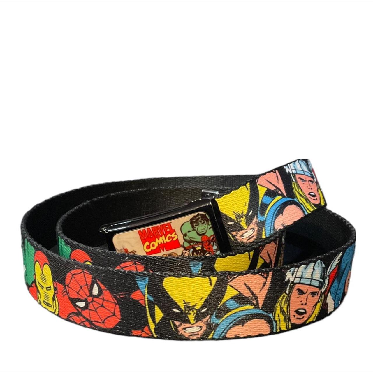 Marvel Comics Avengers belt. Military style clasp... - Depop