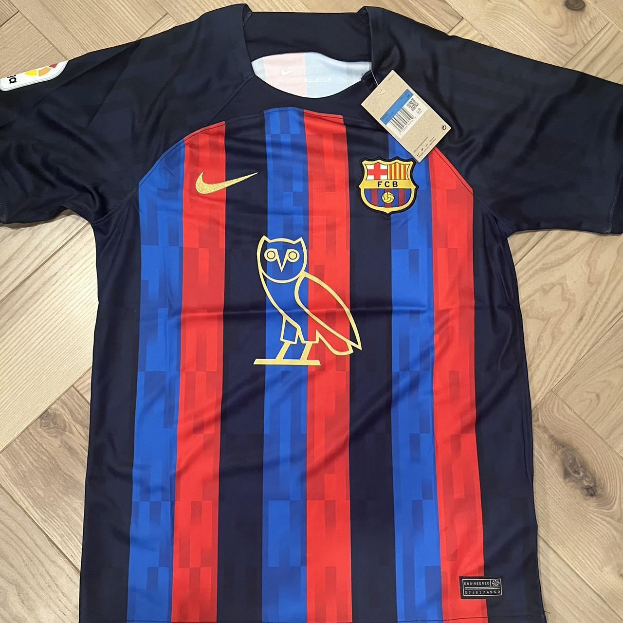 Drake Ovo x Barcelona Jersey All tags still on never... - Depop