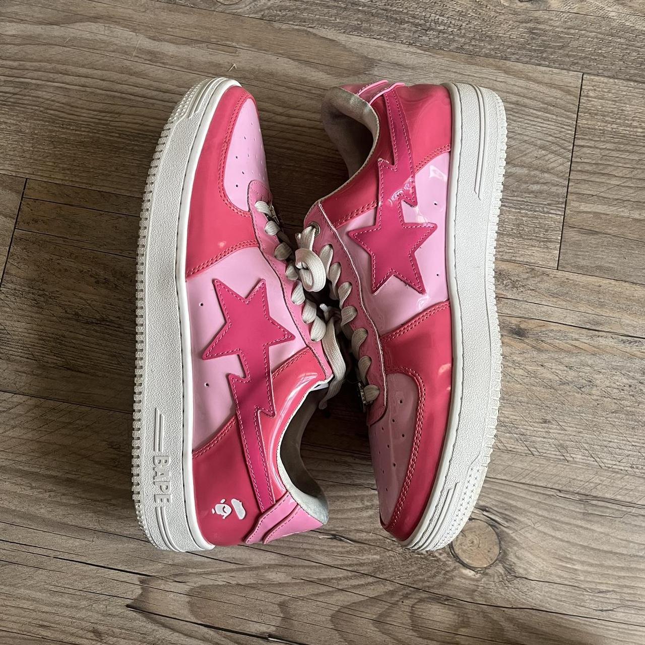 SICK PINK BAPE BAPESTAS 🔥🔥🔥 (Not Authentic) ⛩️ITEM... - Depop