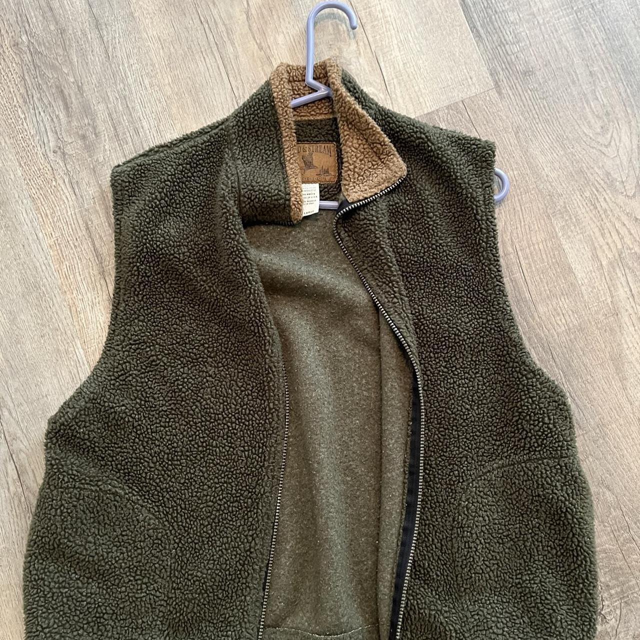 Made in USA vest Perfect color to go with any earth... - Depop