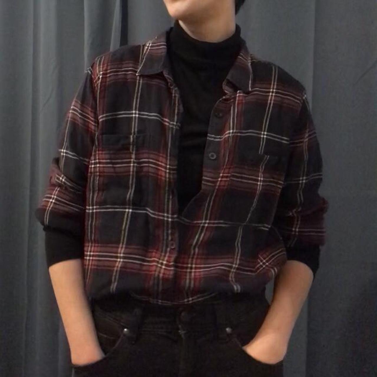 Versatile dark flannel Light fabric- great for... - Depop