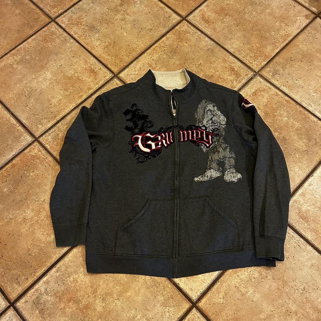 2000s DISNEY ZIP UP PERFECT CONDITION ALL... - Depop
