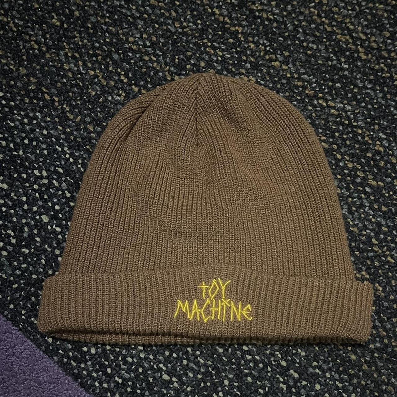 Brown Toy Machine Beanie Really soft and has a... - Depop