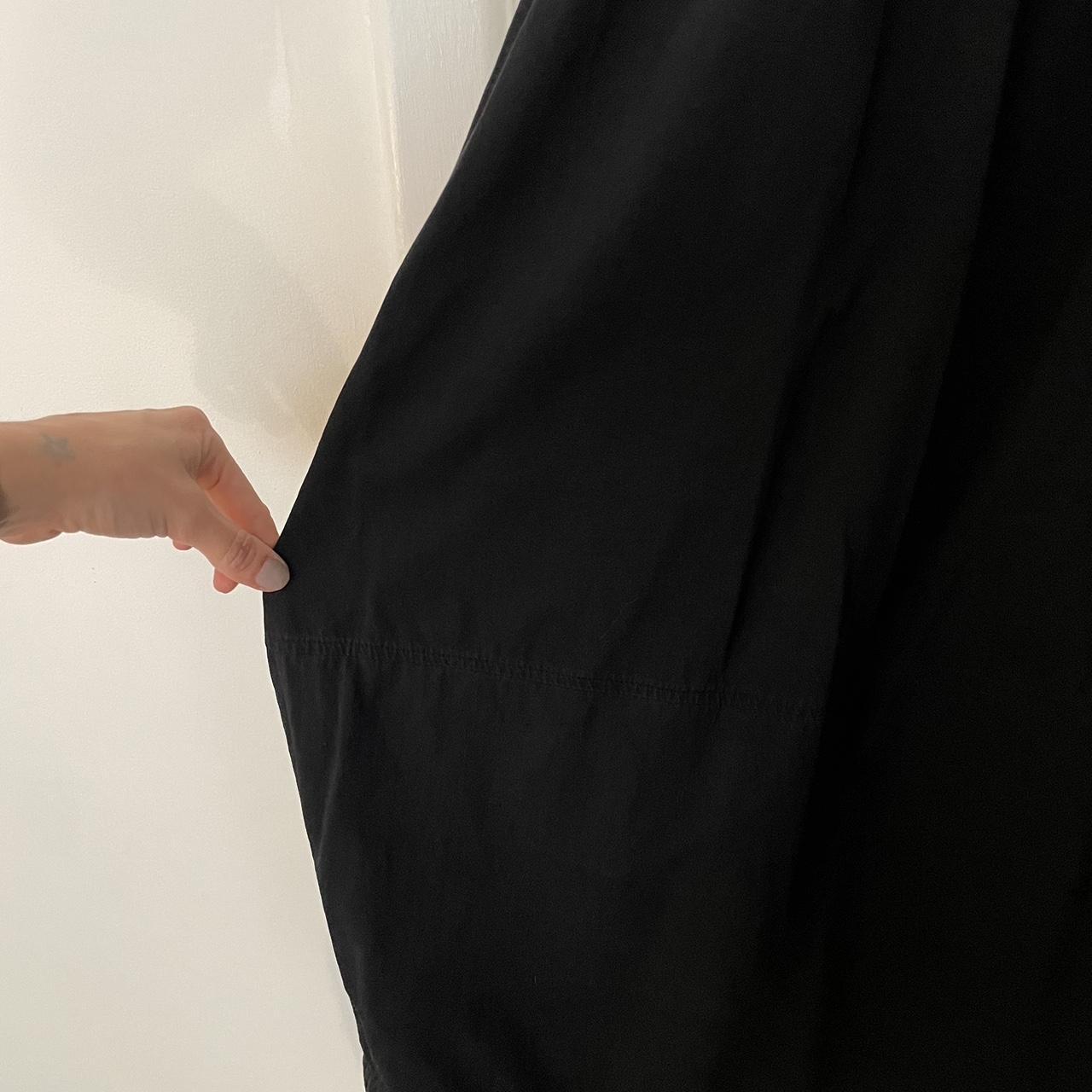 Alpha60 black cocoon skirt. Size XS but elastic... | Depop