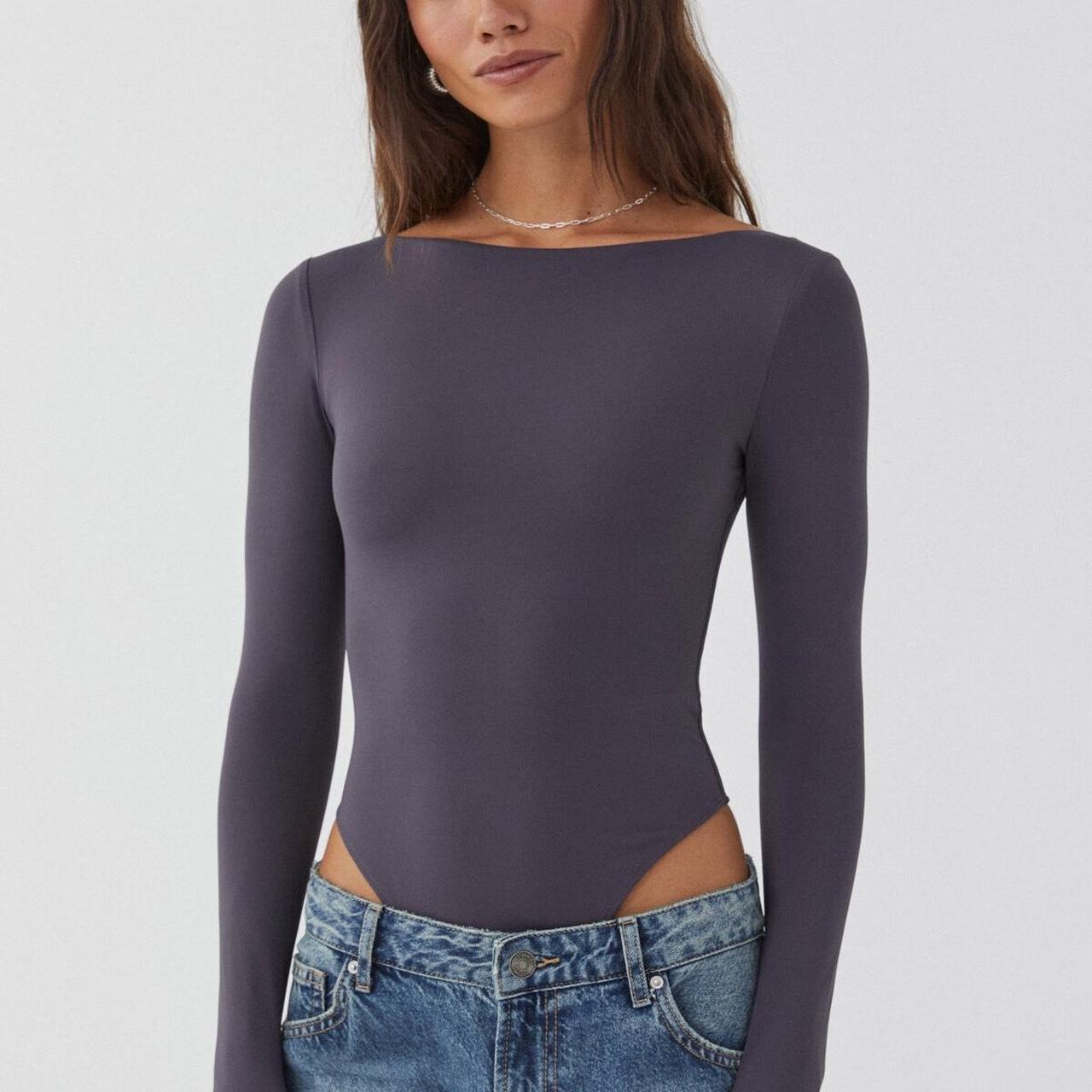 Supre backless long sleeve body suit 🖤 ~ brand new... - Depop