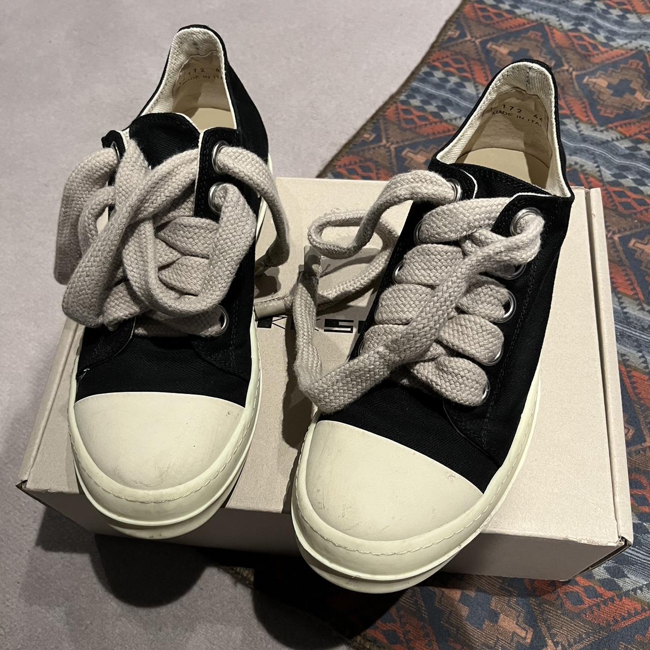 Old Rick fat laces Got the box n packing paper Got... - Depop