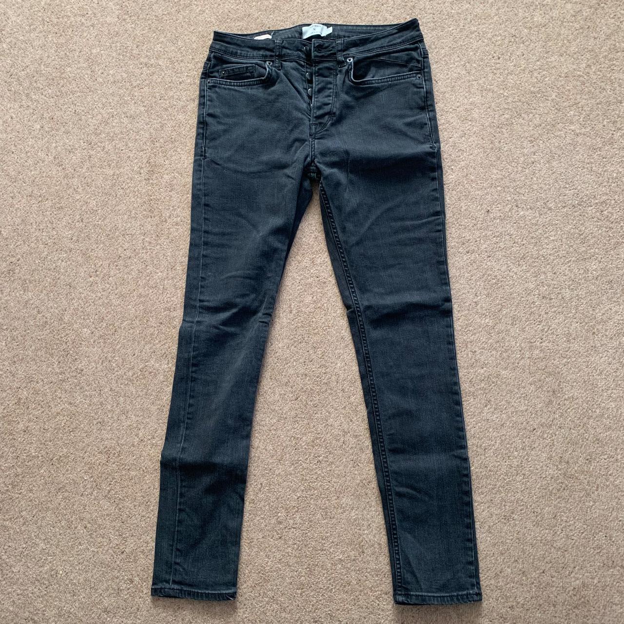 Topman Men's Black Jeans | Depop
