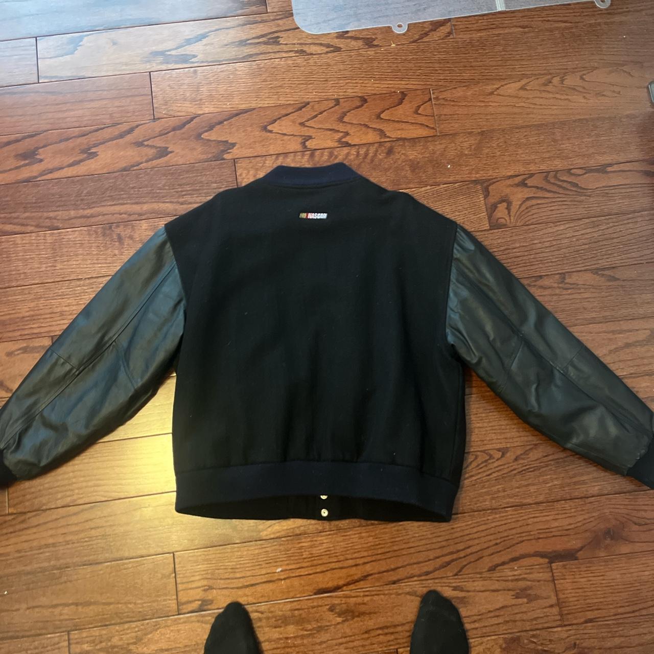 Nascar Cracker Barrel 500 Leather Jacket untagged... - Depop
