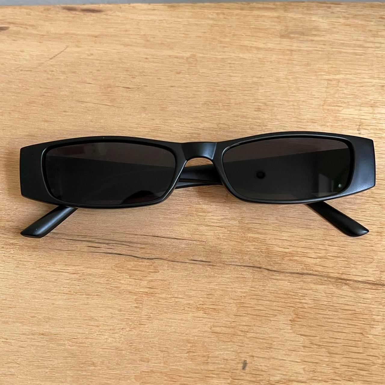 unique sick dope black slim rectangle... | Depop