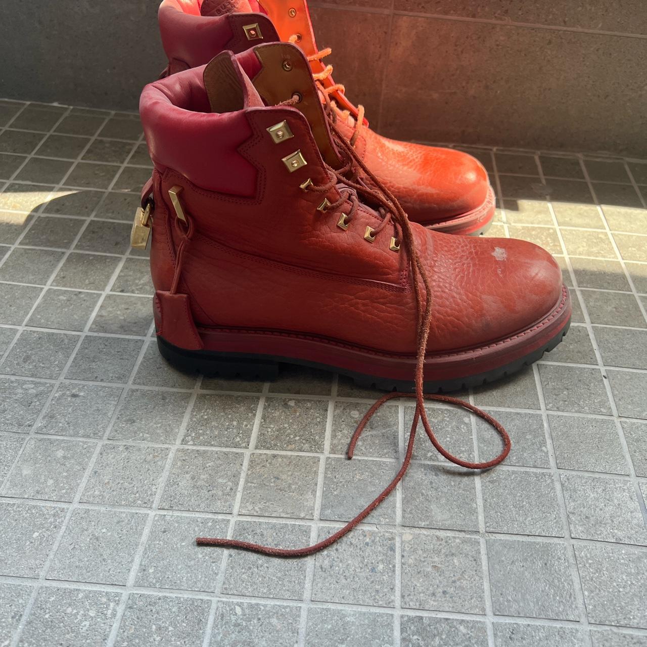 BUCEMI red boots for men - Depop
