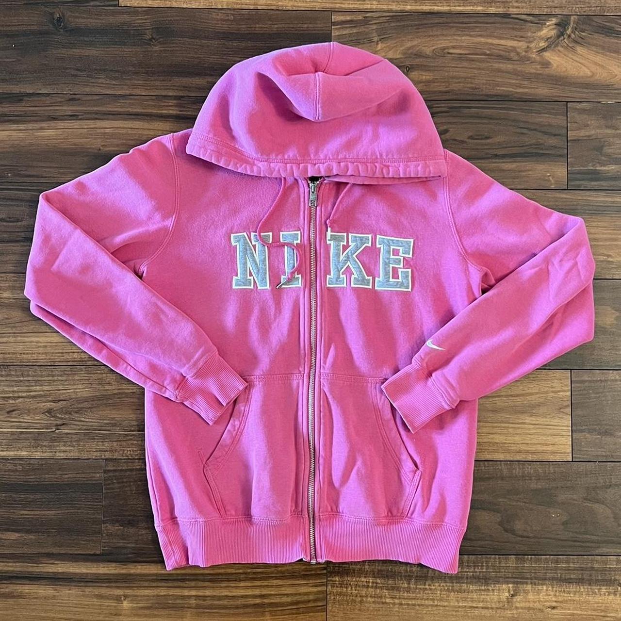 Vintage Pink Nike Spellout Zip Up Jacket 🩷 -perfect... - Depop