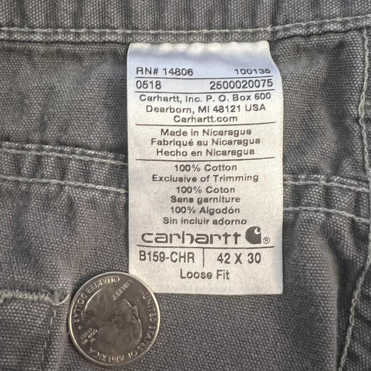 Vintage Carhartt Faded Grey Carpenter Cargo Pants... - Depop Vintage Carhartt Faded Grey Carpenter Cargo Pants... - Depop